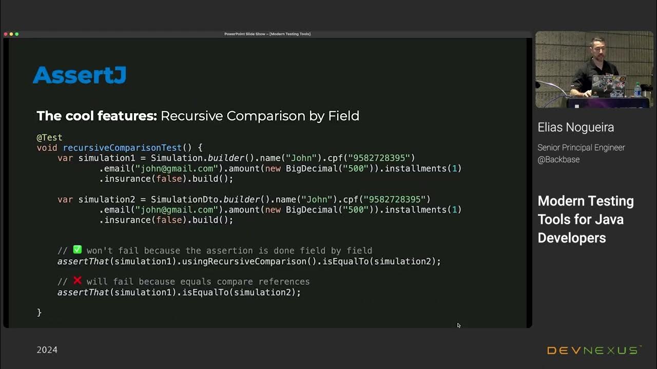 Devnexus 2024 - Modern Testing Tools for Java Developers - Elias ...