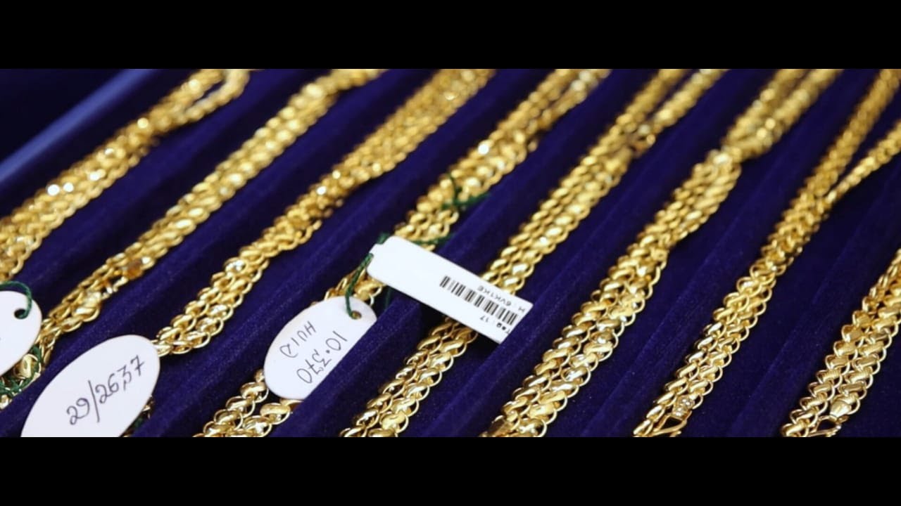 LightWeight Chain Collection || Hallmark 22kt Gold Chain || Handmade ...