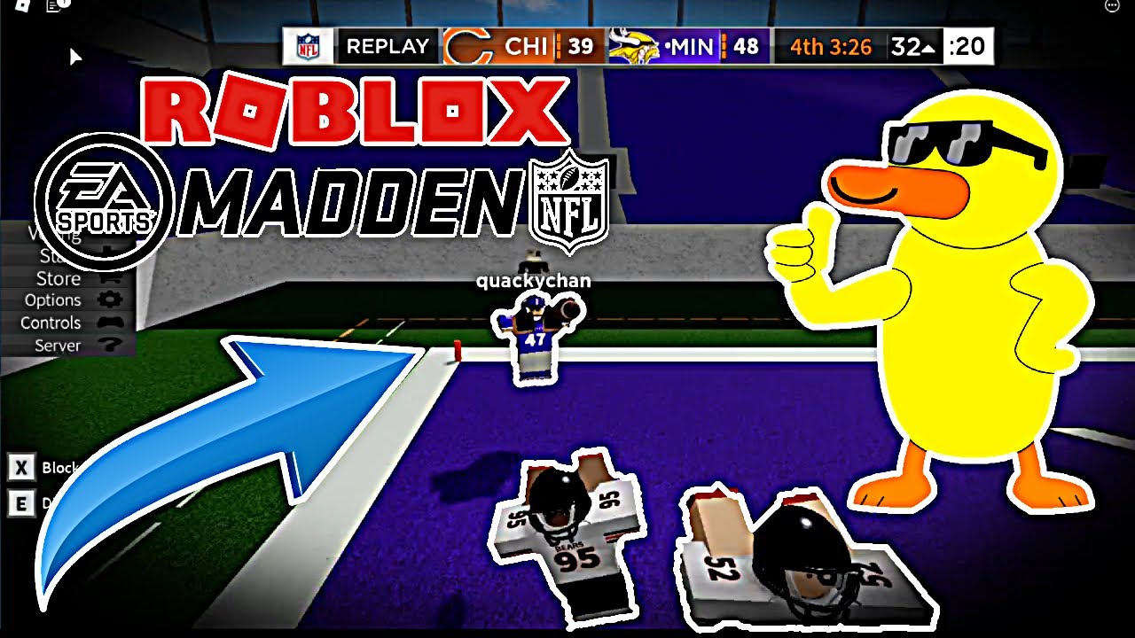 Playing MADDEN 21 for FREE on ROBLOX - YouTube