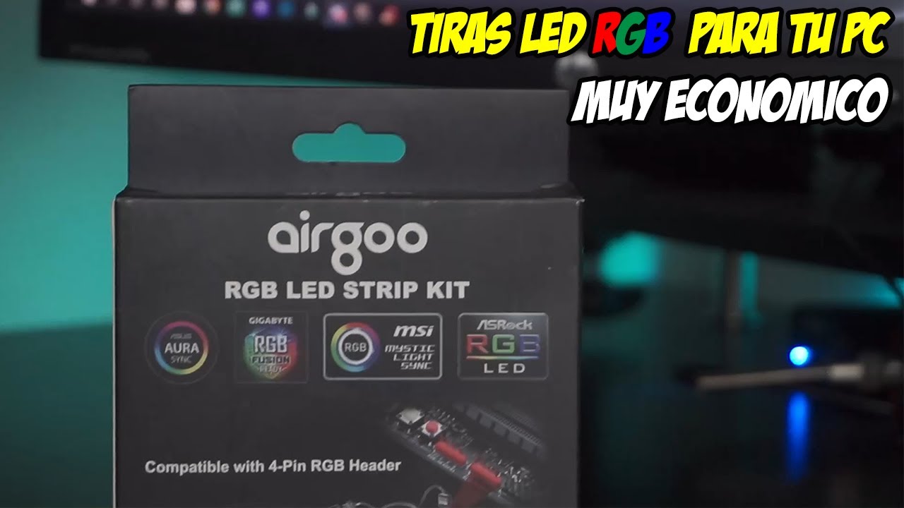AIRGOO RGB LED STRIP KIT REVIEW | ¡LO MEJOR Y MAS BARATO QUE PUEDES ...