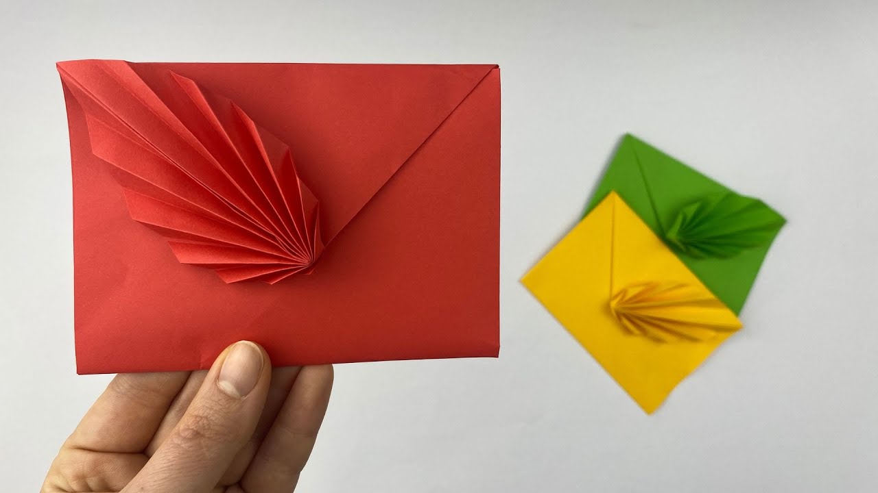 Come piegare una busta origami con carta A4 🧻 - YouTube