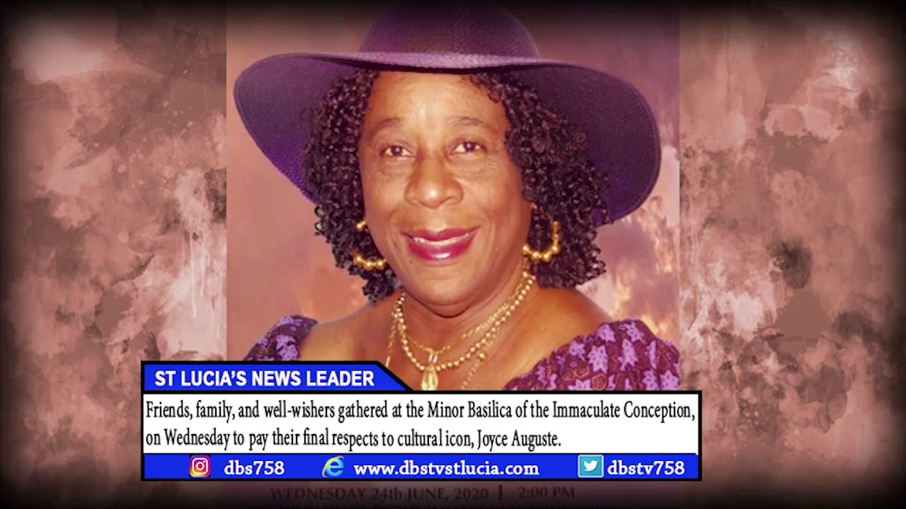 JOYCE AUGUSTE LAID TO REST - YouTube