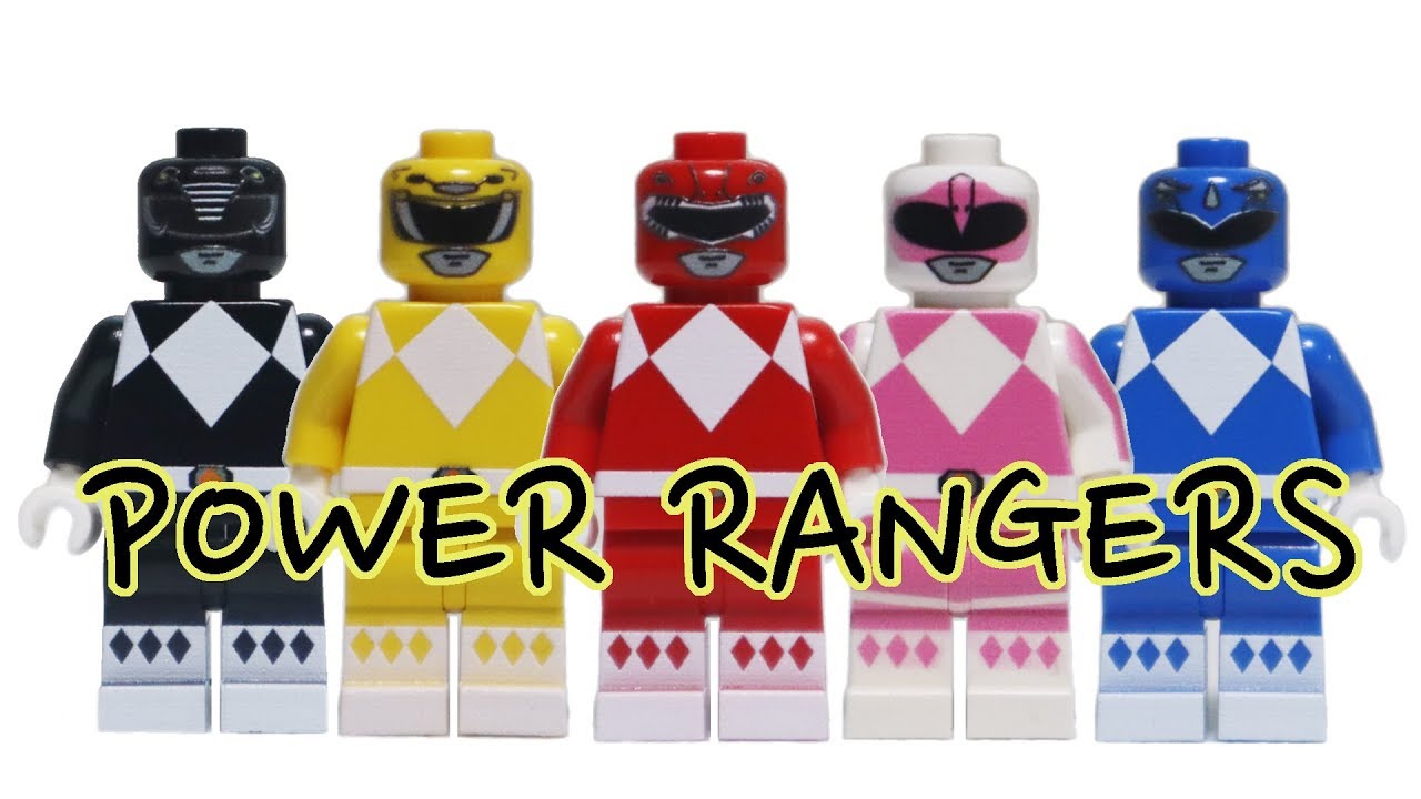 POWER RANGERS LEGO CUSTOM MINIFIGURES 파워레인저 레고 커스텀 미니피규어 - YouTube