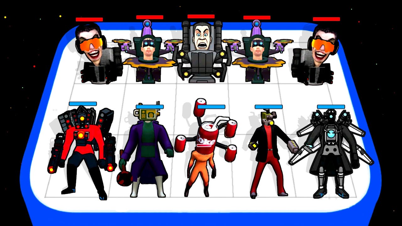 Sink Monster Toilet Battle, Merge Toilet ( Zombie Universe) Skibdi ...