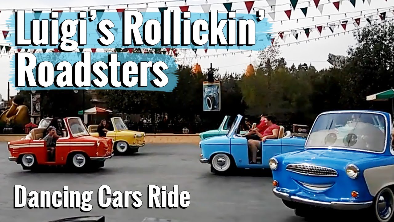 Luigi's Rollickin' Roadsters Cars Land Ride in Disney California ...
