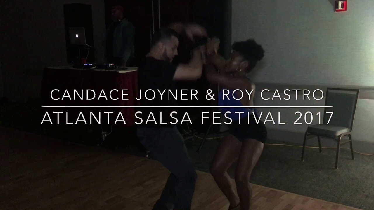 Candace Joyner & Roy Castro bachata social dance ASF 2017 - YouTube
