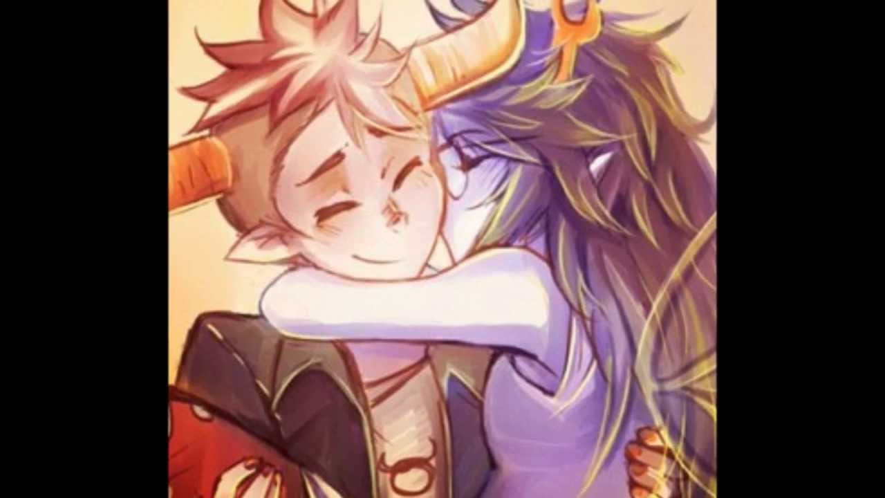Tavros X Vriska A sad Love story - YouTube