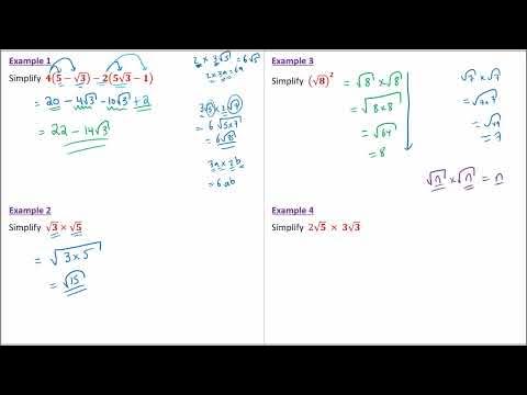 Grade 10 maths: Surds (part 1: notes) - YouTube