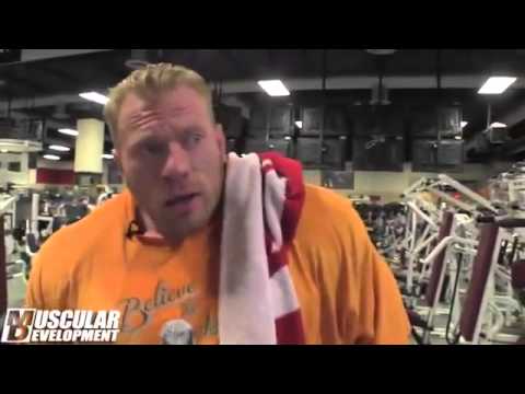 Dennis Wolf Training Delts going into Mr Olympia 2014 12 Weeks Out