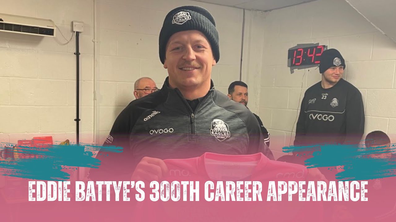 Eddie Battye 300th Career Appearance Presentation - YouTube