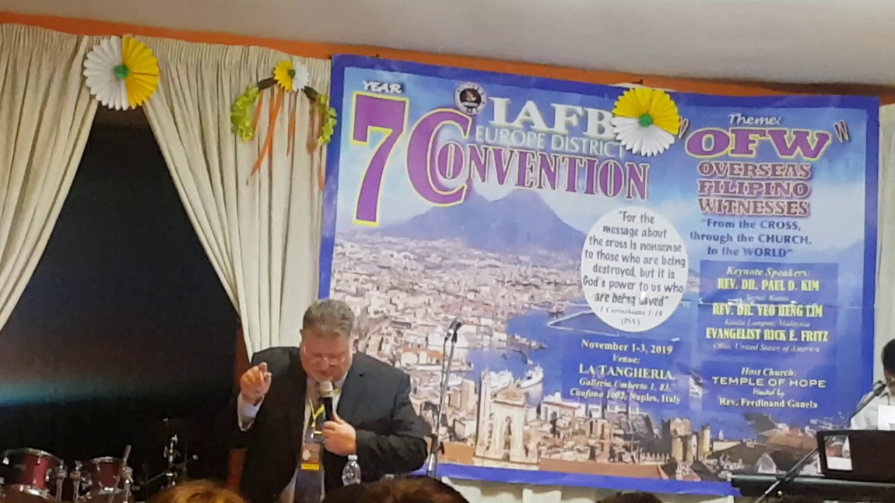 Evangelist Rick Fritz from USA - YouTube