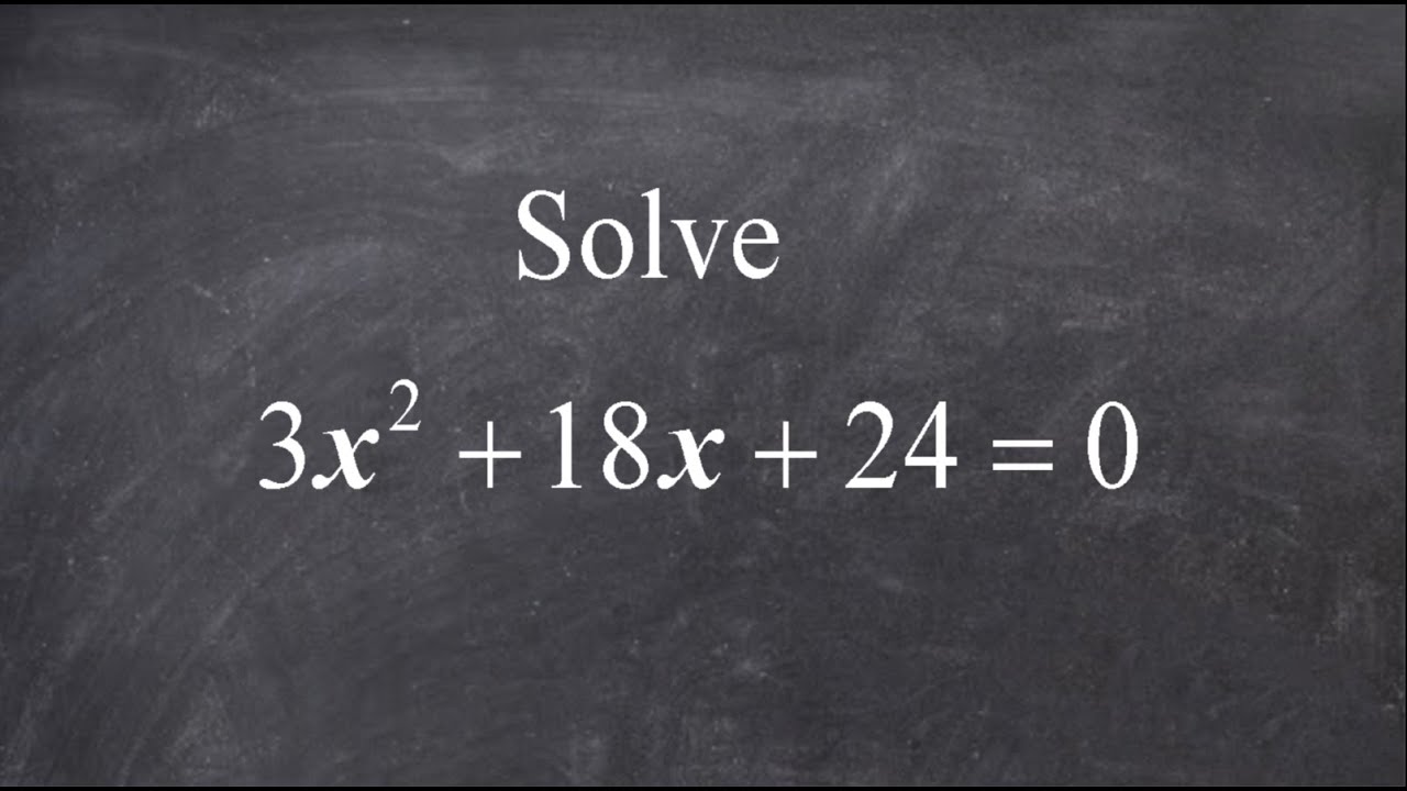 Vtextpt How to solve quadratic equations factoring quadratics explained ...