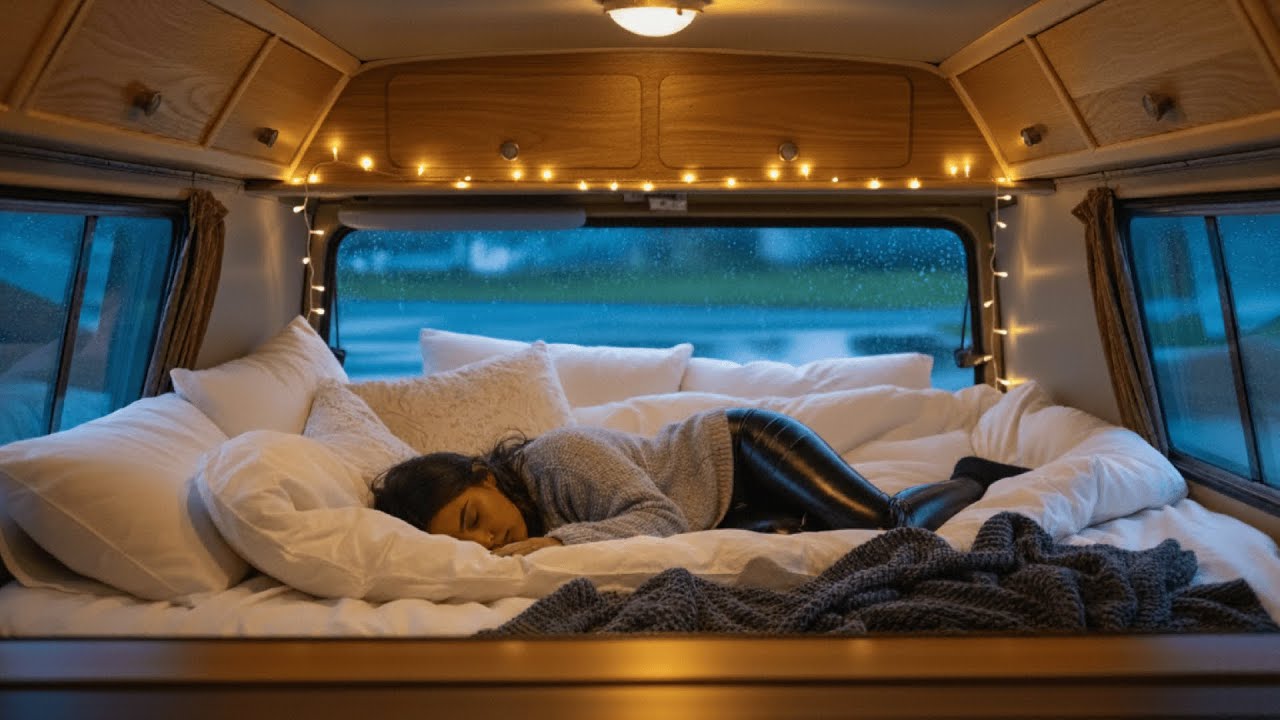 Cozy Camper Van ASMR - Rain Sounds for Relaxation & Sleep - 8 Hours ...