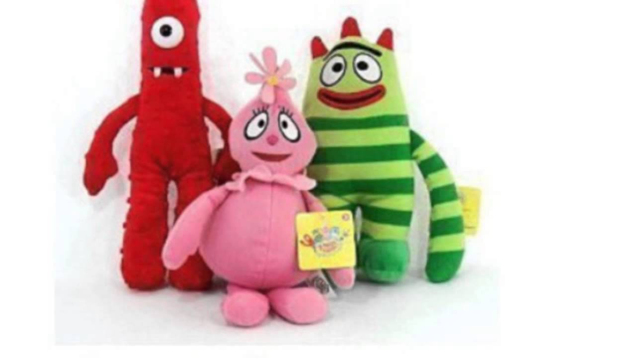 Yo Gabba Gabba Plush Set : Brobee, Muno, And Foofa 9 Inches (Toy) - YouTube