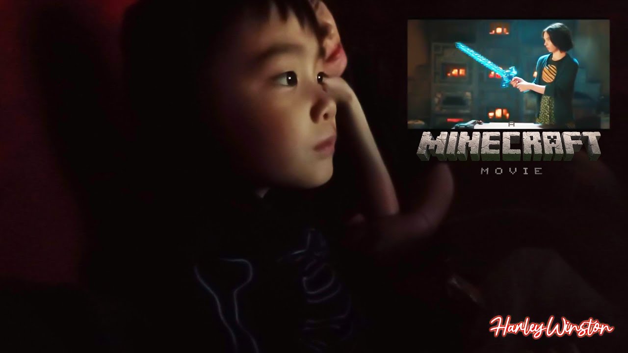Watching Minecraft Movie at the CINEMA - YouTube