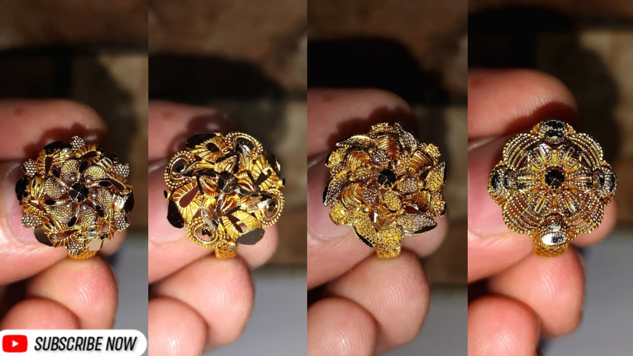 latest turkish gold ring designs 2024 with weight and price for girls ...