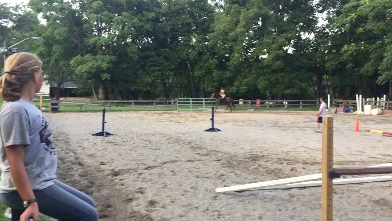 8-19-16: Jump Lesson - warm up getting the right jump - YouTube