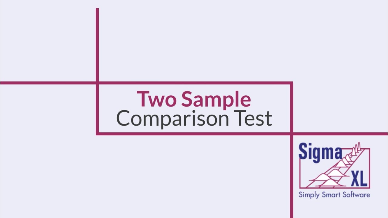 Two Sample Comparison Test - YouTube