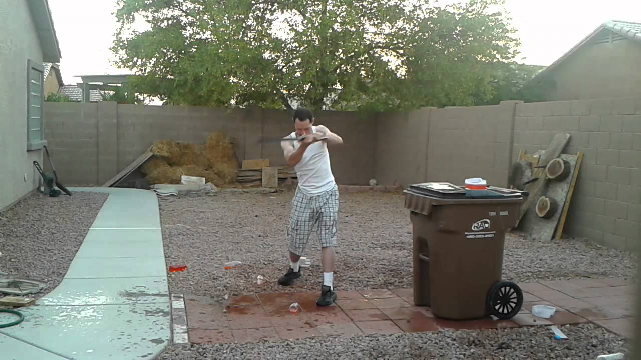 Condor dynasty dadao sword test - YouTube