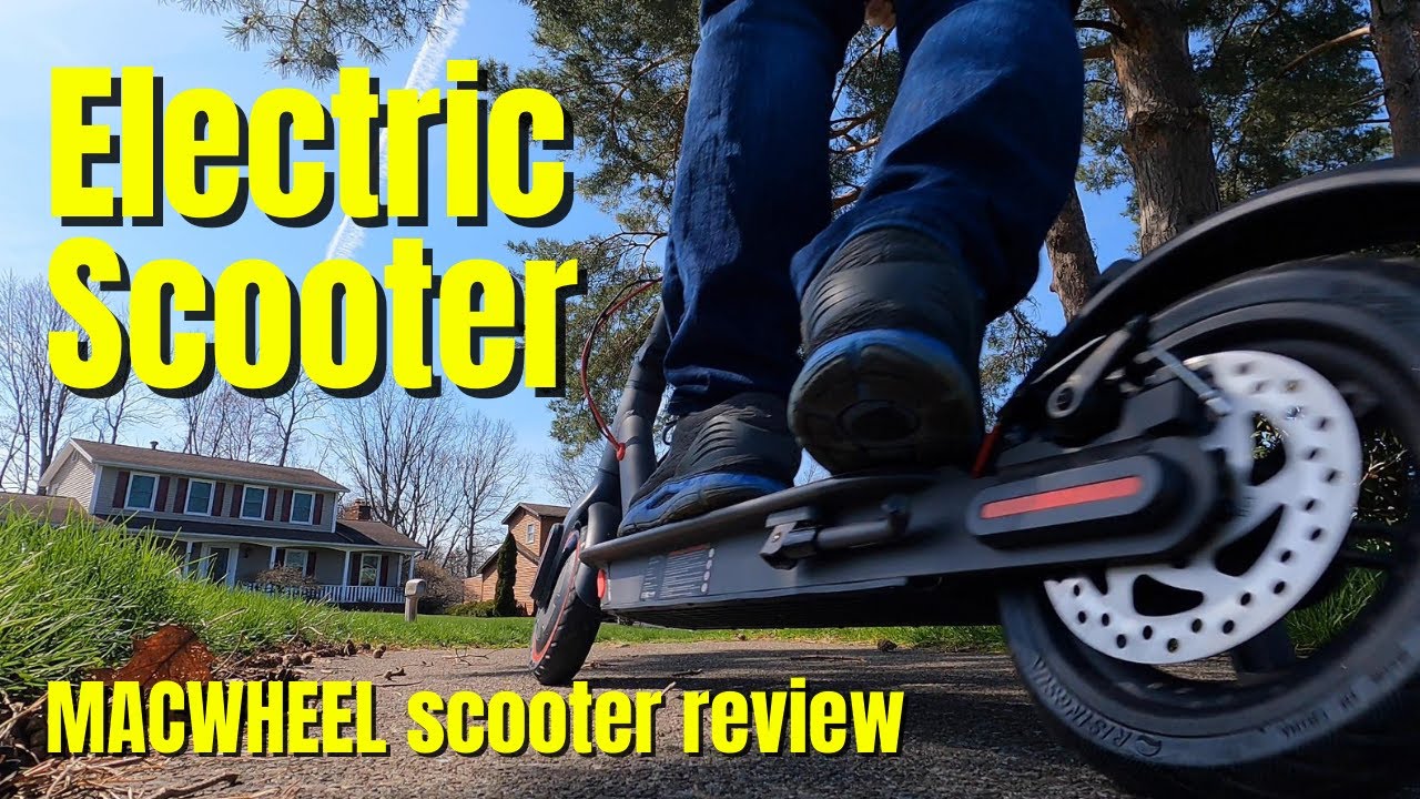 Macwheel MX Pro Electric Scooter Review test ride puncture resistant ...