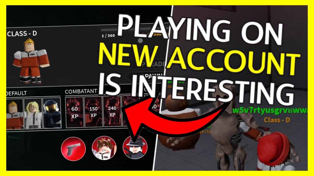 So I Played SCP Roleplay On A COMPLTELEY New Account, And It's ...