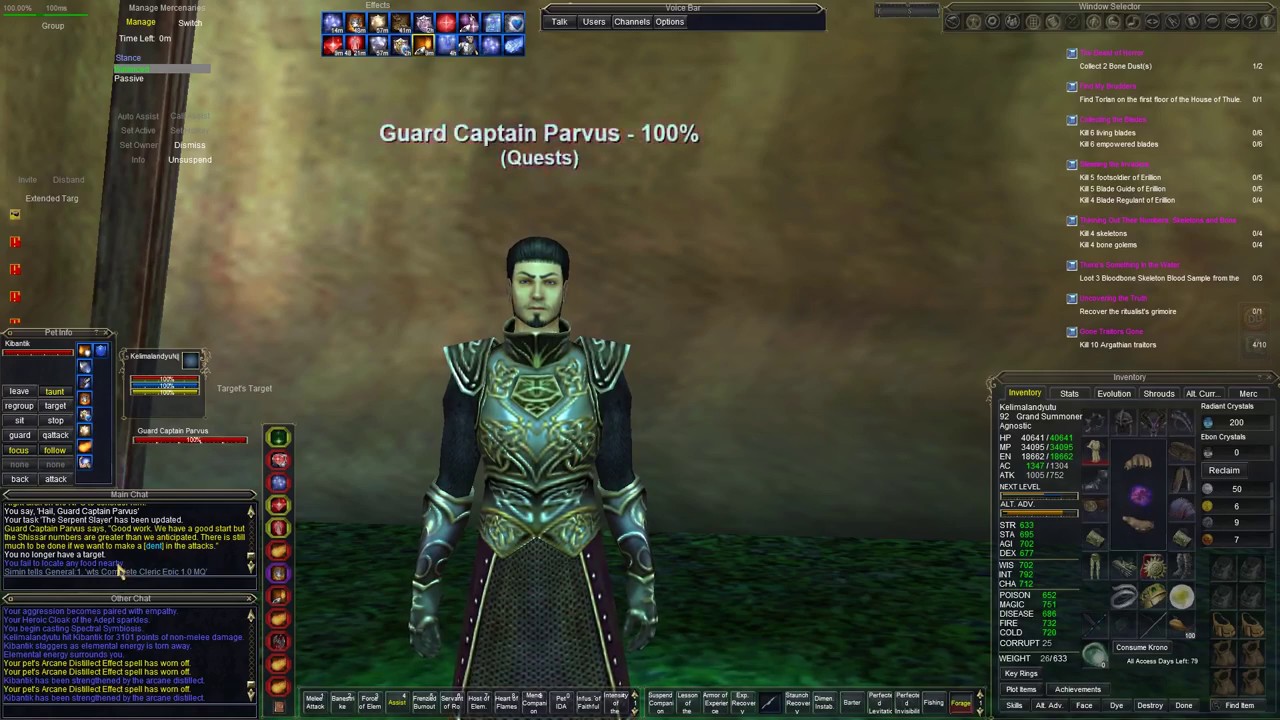 EverQuest : Battling the Shissar quest, 2 of 3 - YouTube