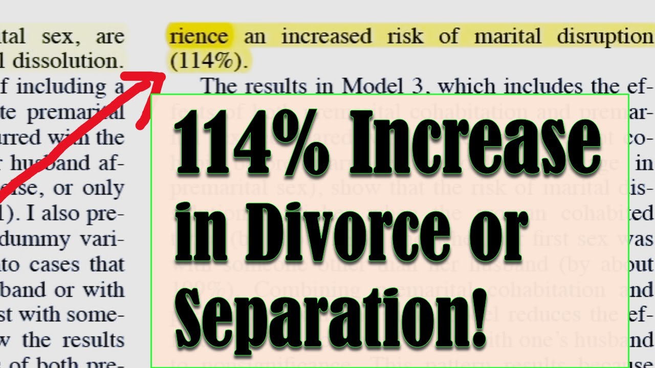 How Previous Sexual Partners, Cohabitation, and the Notch Count Adds up ...