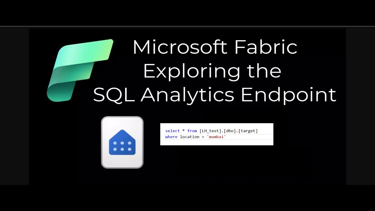 4. SQL analytics end point in Microsoft Fabric - YouTube