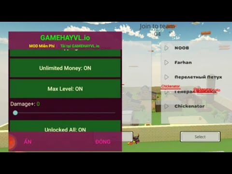 chicken gun mod menu 3.7.01 new mod - YouTube