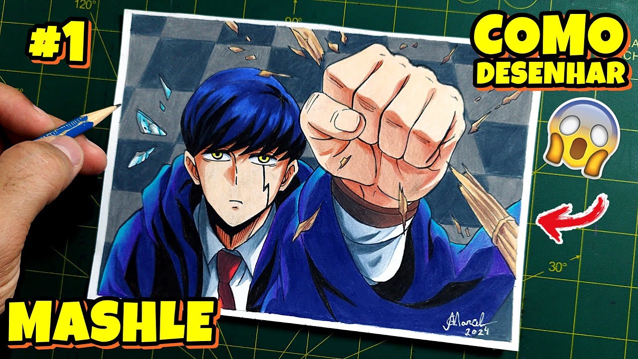 Como desenhar o MASHLE MAGIA E MÚSCULOS passo a passo #1 - YouTube