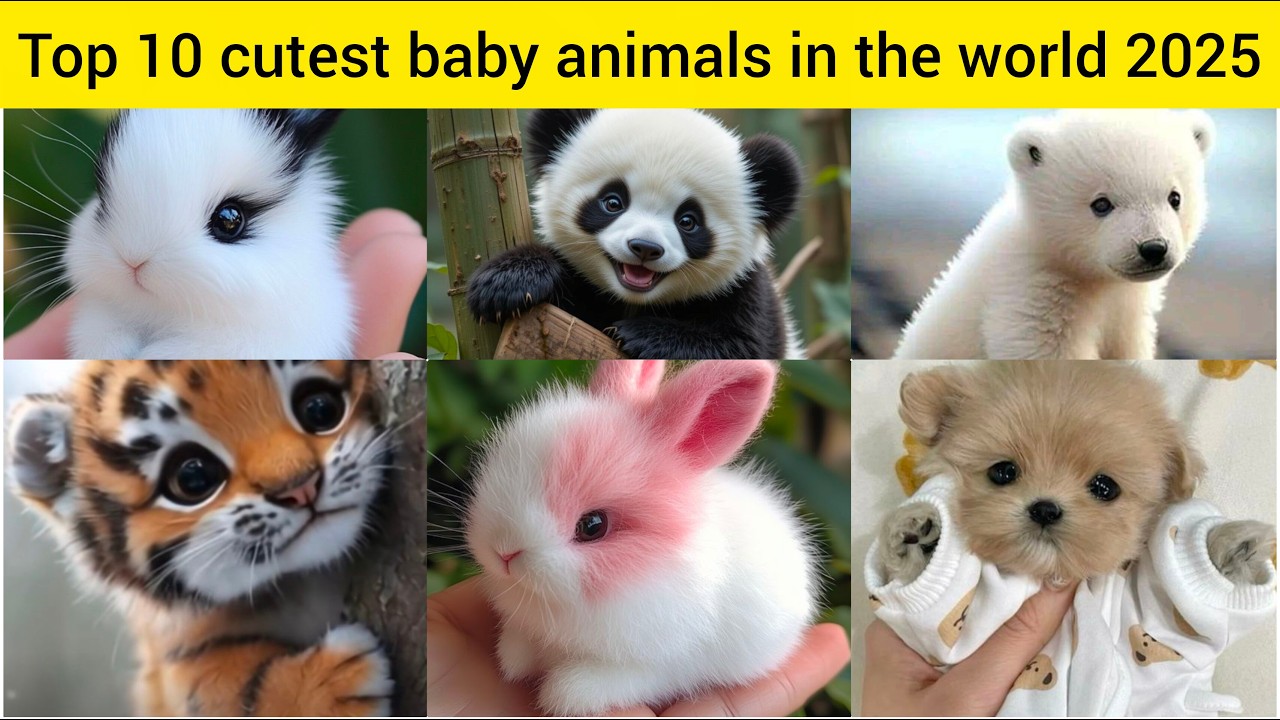 Top 10 Most Cutest Baby Animals In The world 😍🫠 - YouTube