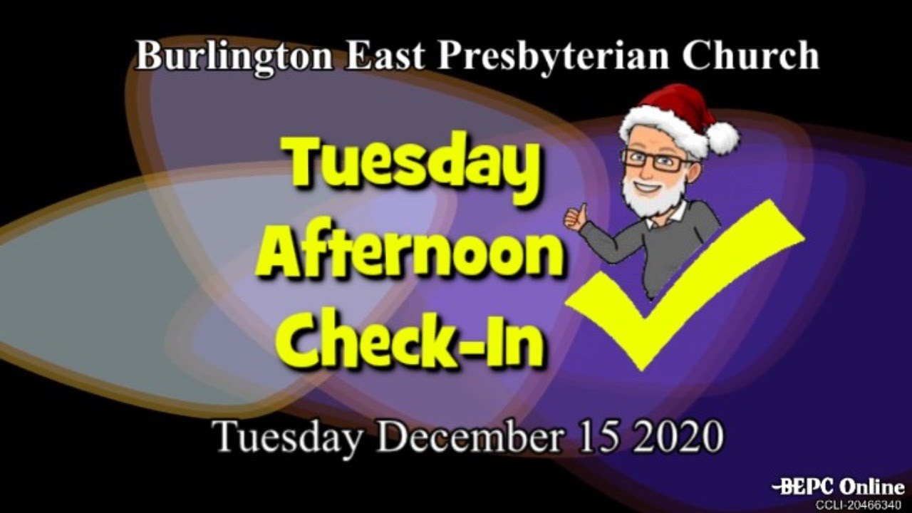 Tuesday Check In (December 15 2020) - YouTube