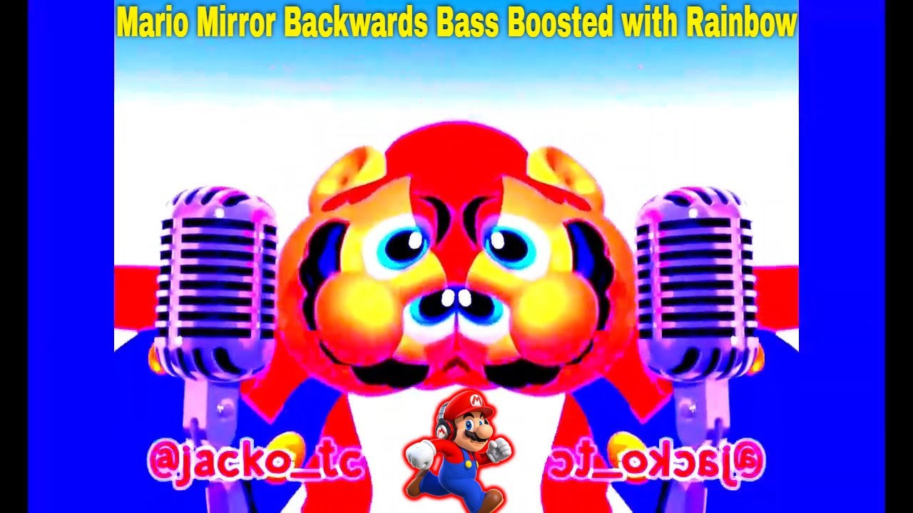 Mario Mirror Backwards Bass Boosted with Rainbow - YouTube
