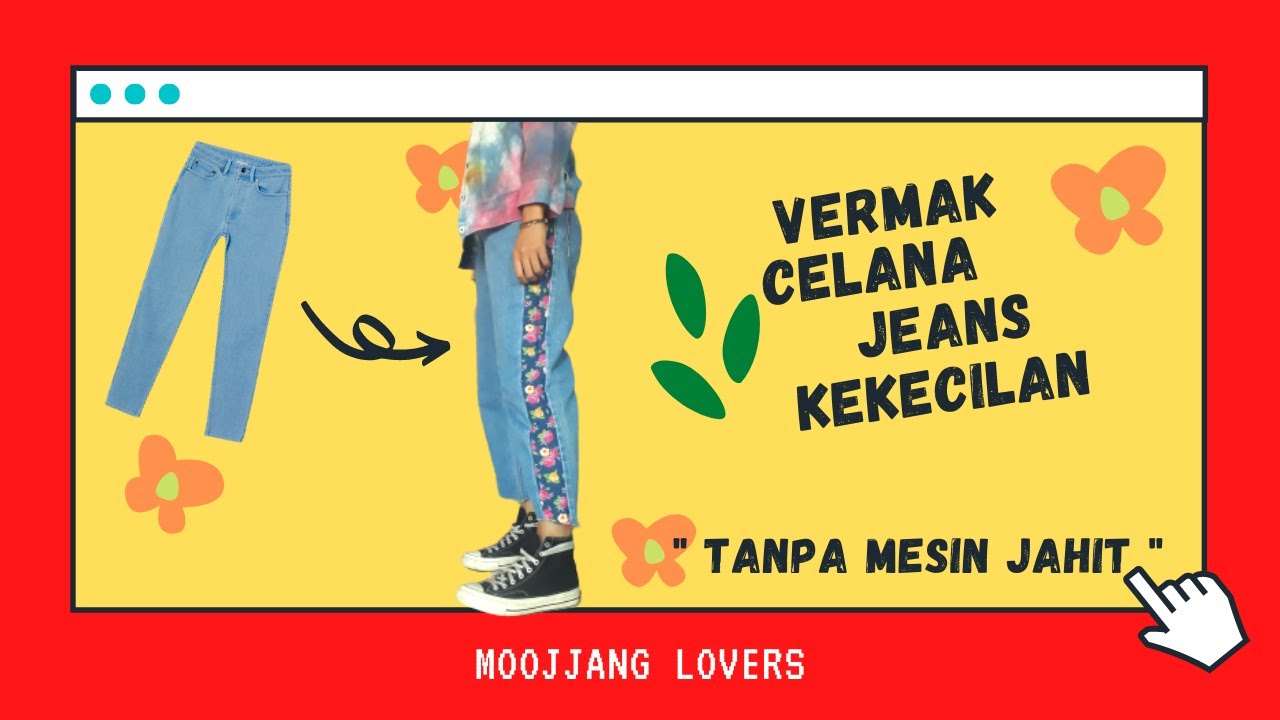 Cara Vermak Celana Jeans Kekecilan, DIY Celana Jeans | How To Alter ...