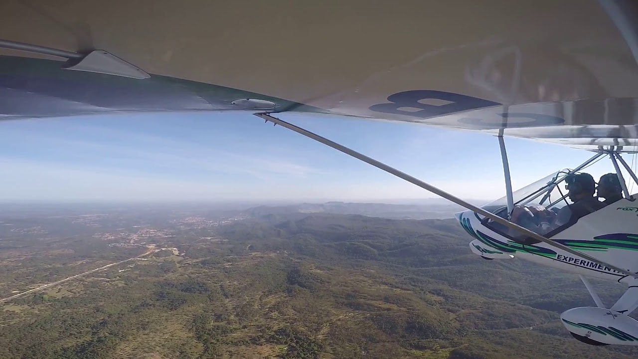 Vôo Ultraleve Fox v5 fazenda laguna - YouTube