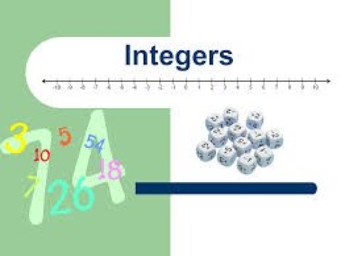 INTEGERS BASIC PRINCIPLES (GRADE 6) - YouTube