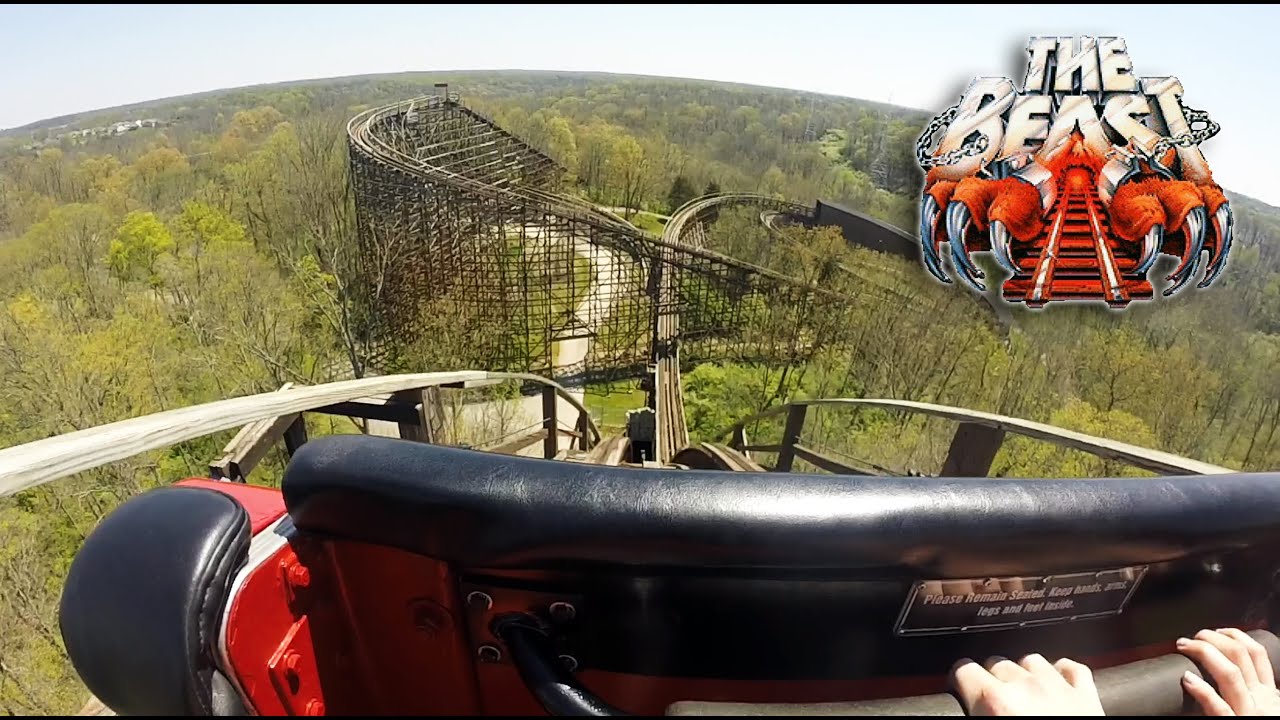 The Beast HD POV Kings Island Roller Coaster Front Seat 2016 - YouTube