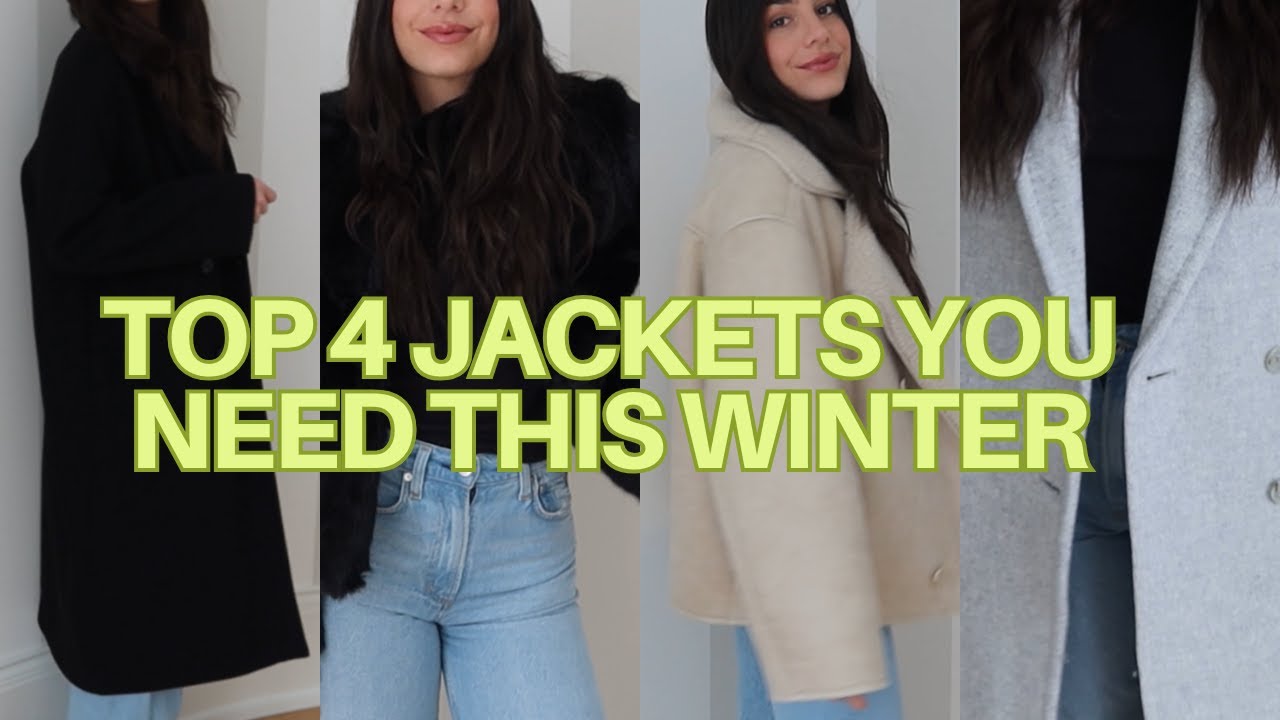 Top 4 Jackets You NEED to Survive Winter (Try-On!) | Capsule Wardrobe ...