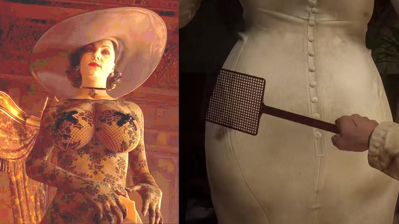 Thicc Lady Dimitrescu Mod Resident Evil 8 Village - Compilation #1 - YouTube