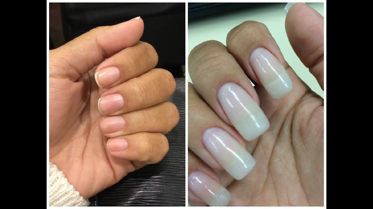 Colocando unha de Gel - YouTube