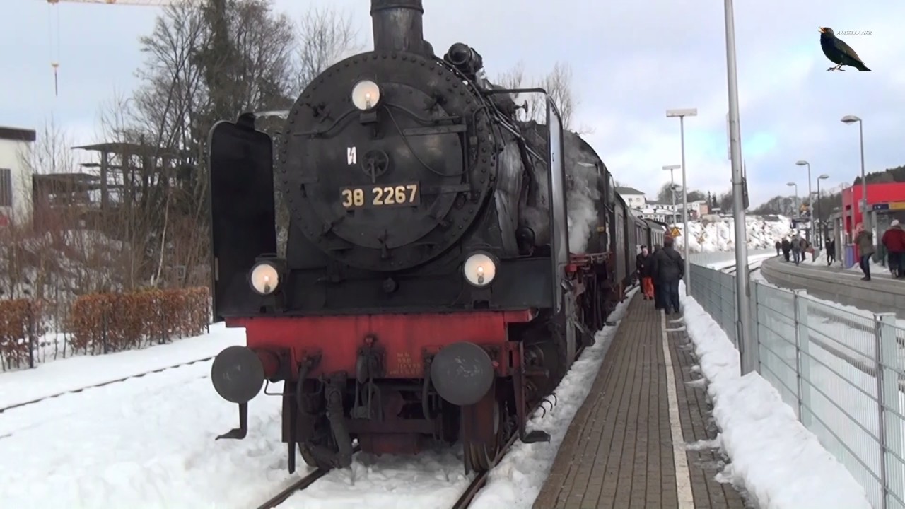 Dampflok P8 auf dem Weg nach Winterberg - YouTube