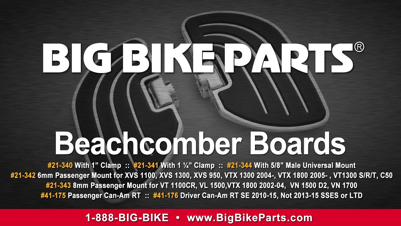 Beachcomber Boards for Motorcycles - YouTube