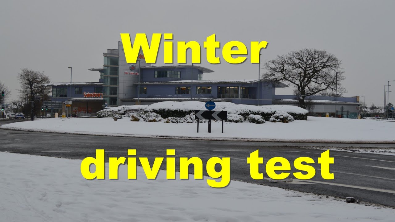 Winter driving test in the snow and ice - Christmas special 2012 - YouTube