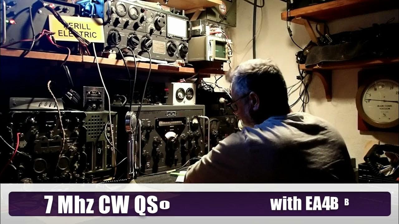7 Mhz CW QSO COLLINS ART-13 - YouTube