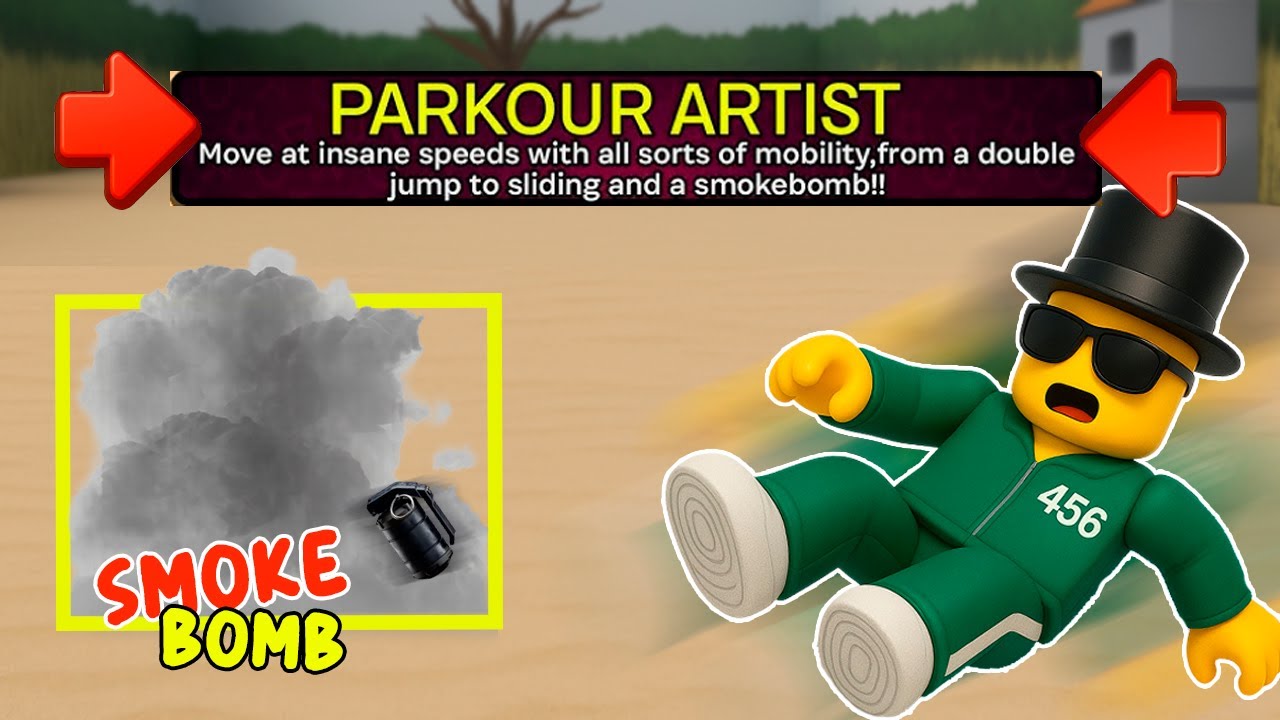 DOMINE o PARKOUR ARTIST no INK GAME Roblox! Tutorial de Habilidades e ...