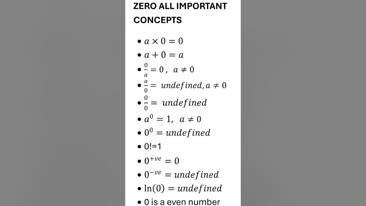 Basic concepts of Zero - YouTube