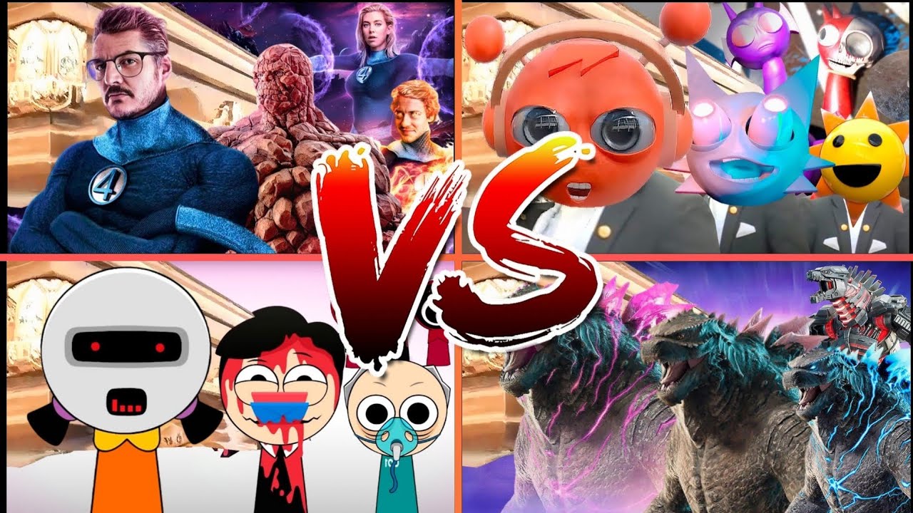 The Fantastic Four 🆚️ Sprunki Incredibox 🆚️ Incredibox Sprunki 🆚️ Mv ...