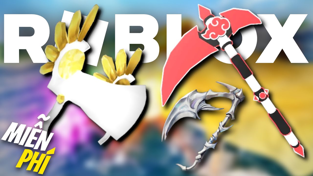 Roblox Cách lấy miễn phí 3 items UGC Limited Free Silver Scythe + Anime ...
