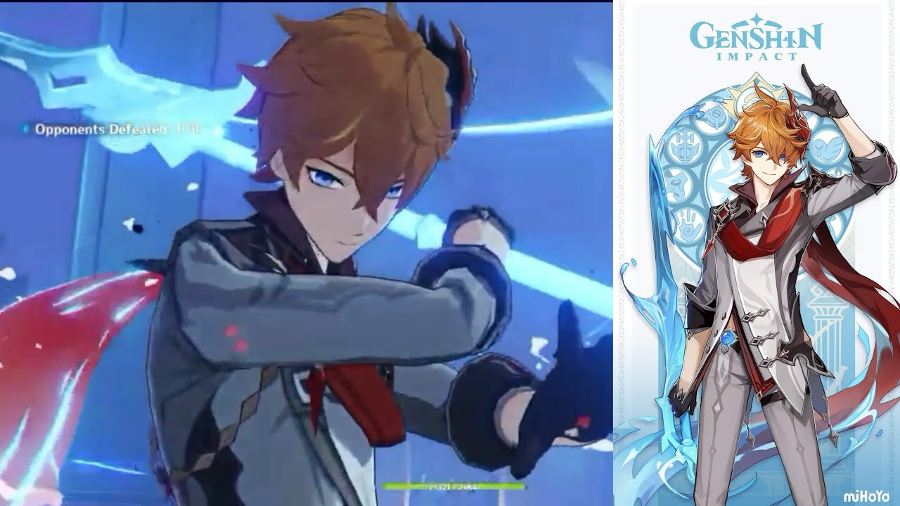 Genshin Impact Childe (Tartaglia) Ultimate Skills - YouTube