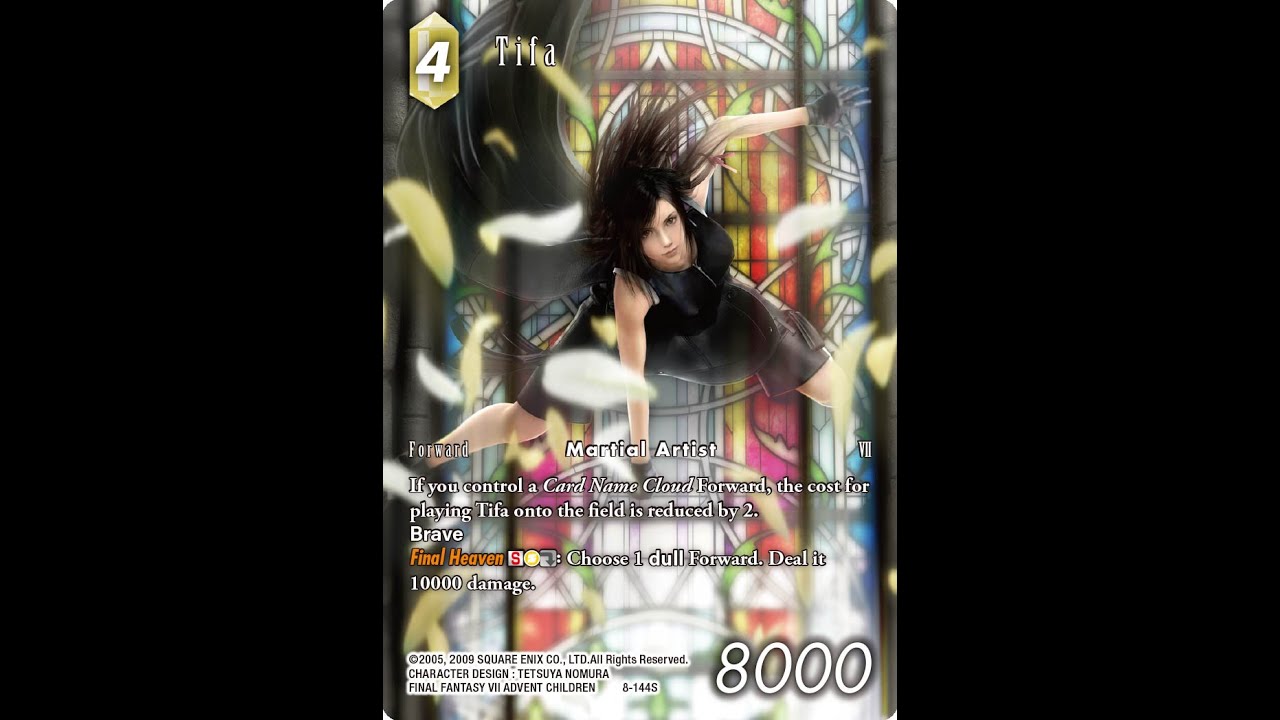 Unboxing Square Enix Final Fantasy Trading Card Game Tifa Tin Gift Set ...